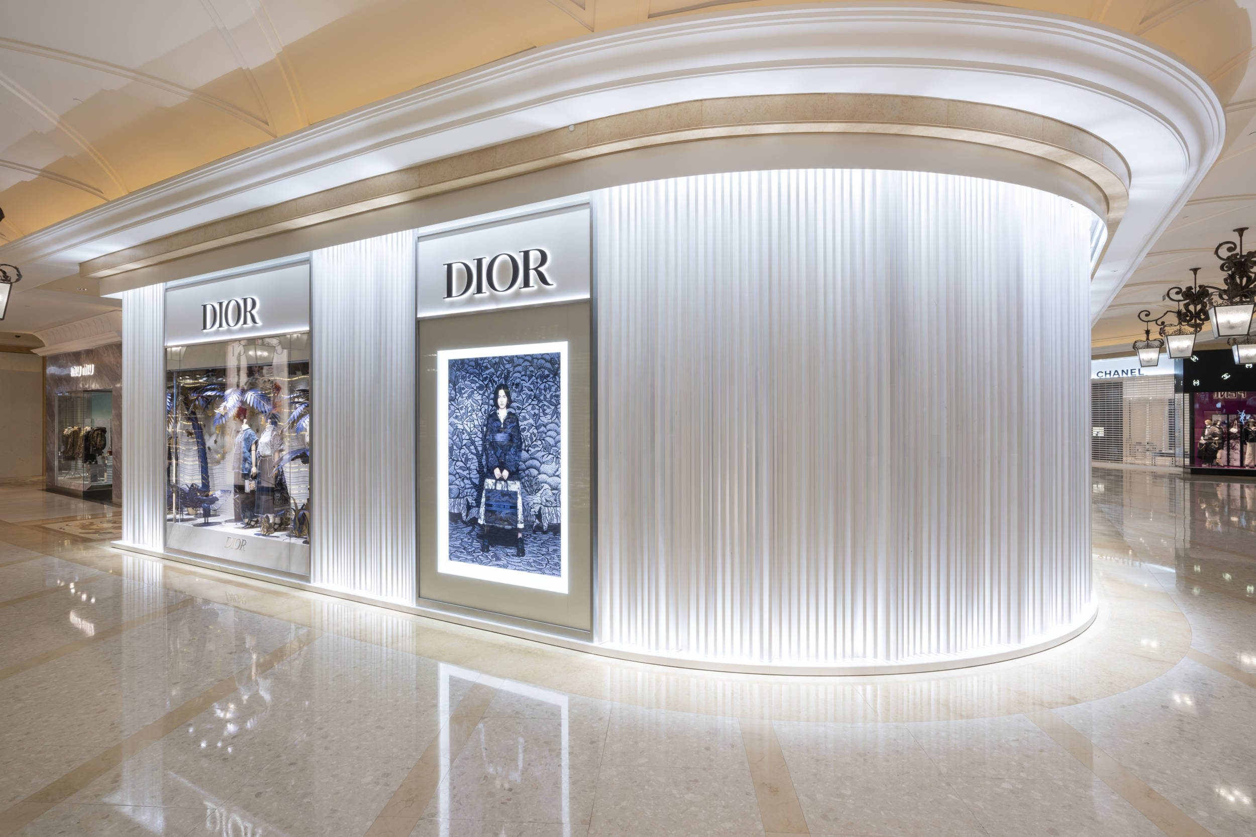 Dior façade concept — Barthélémy Griño